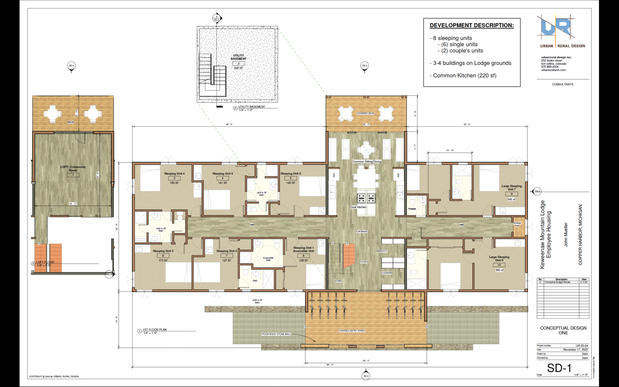 Employee Housing Development on Property – Keweenaw Mountain Lodge