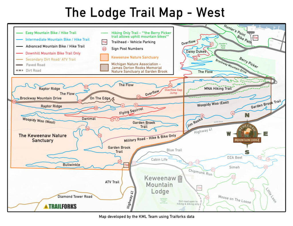KML – The Lodge Trail Map – West 20240810 – Keweenaw Mountain Lodge
